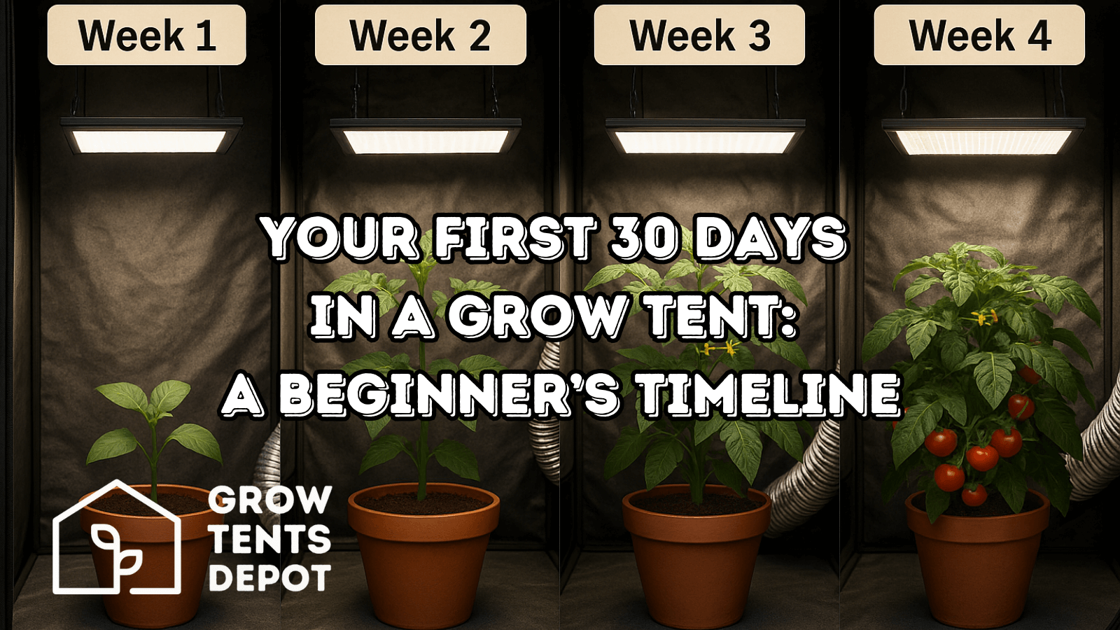 Your First 30 Days in a Grow Tent: A Beginner’s Timeline