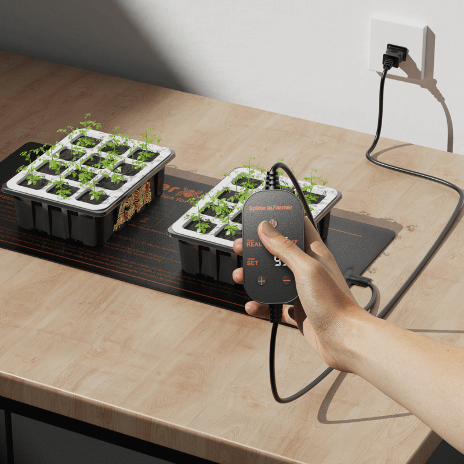 Spider Farmer Seedling Heat Mat & Controller Set