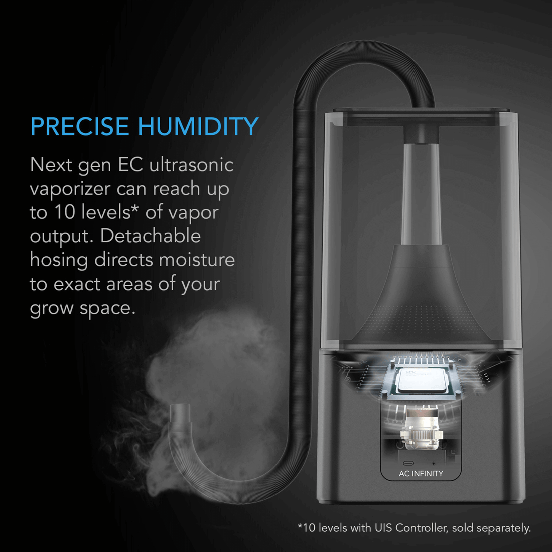 AC Infinity CLOUDFORGE T5 Plant Humidifier 9L