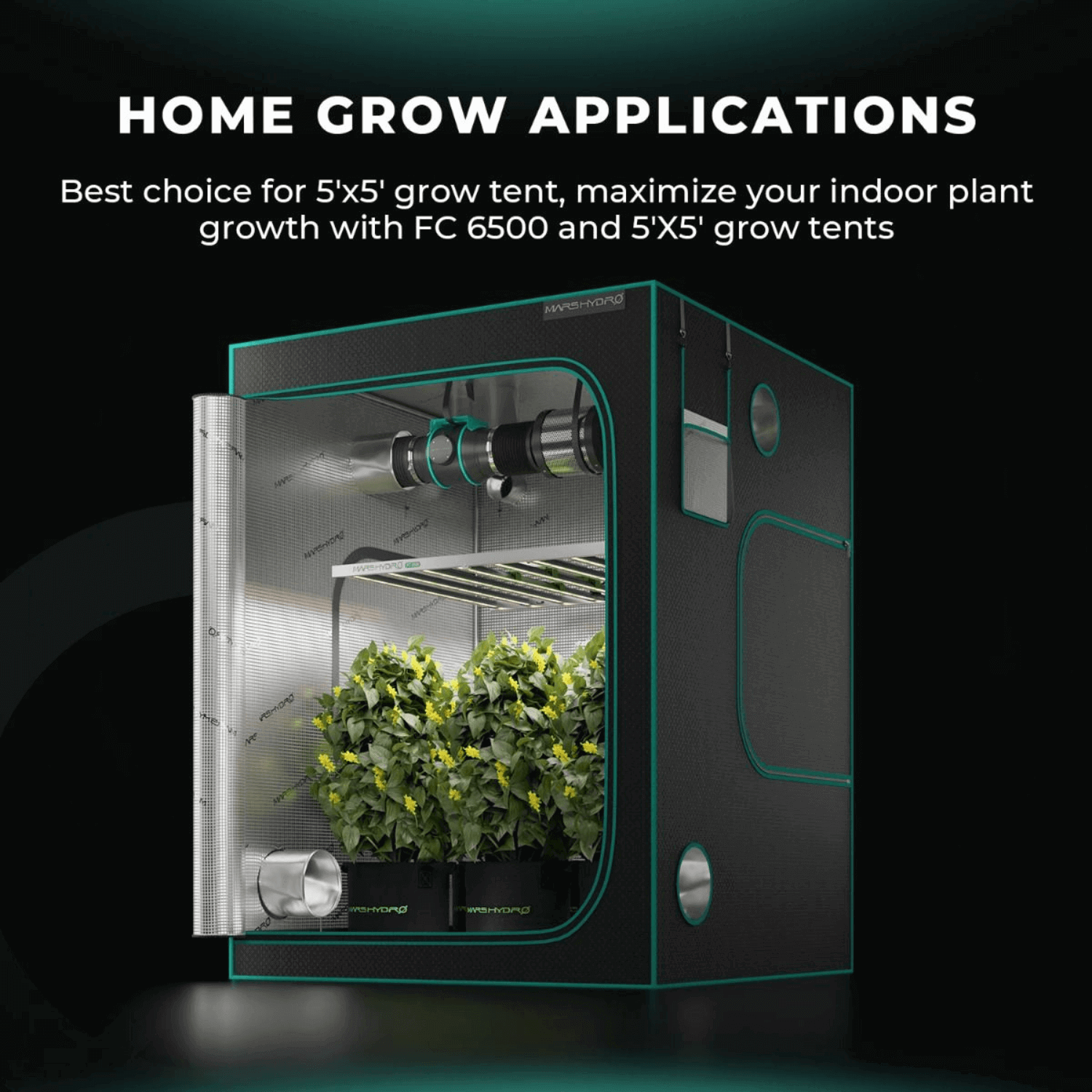 Mars Hydro FC6500-EVO 730W Smart Grow System Samsung LM301H LED Grow L