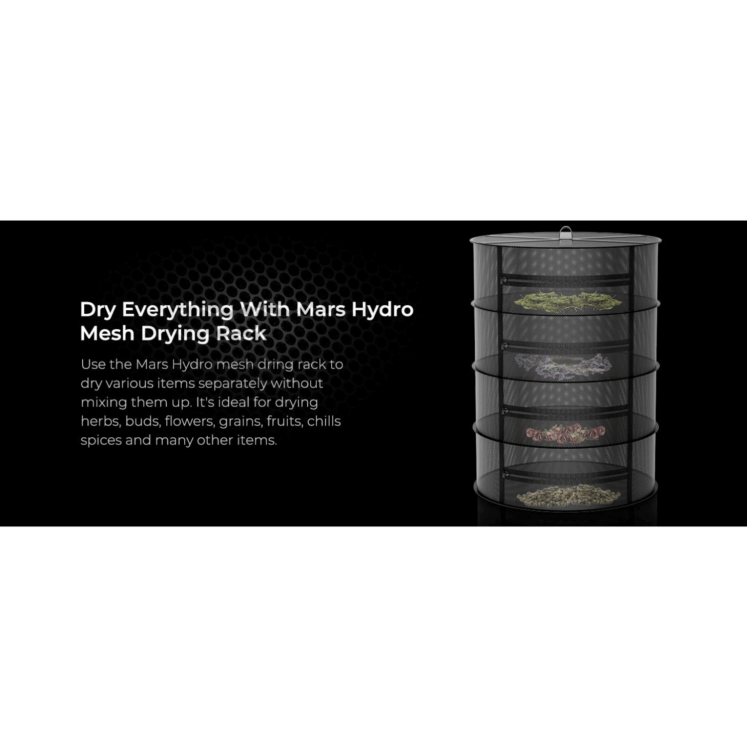 Mars Hydro 4-Layer Drying Rack & Pruning Shear